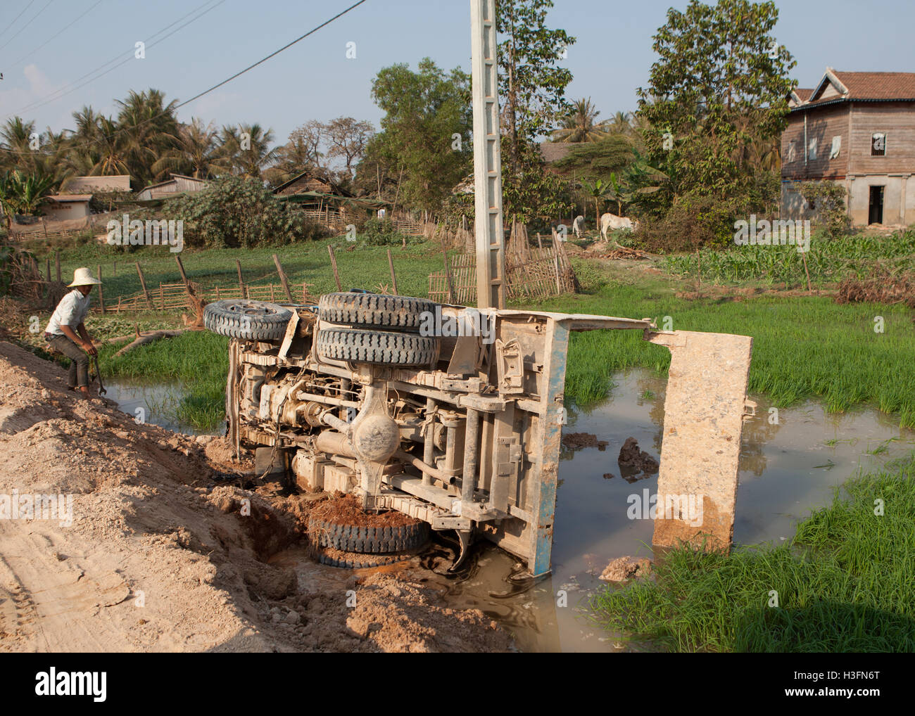 Roadside Ditch High Resolution Stock Photography and Images - Alamy