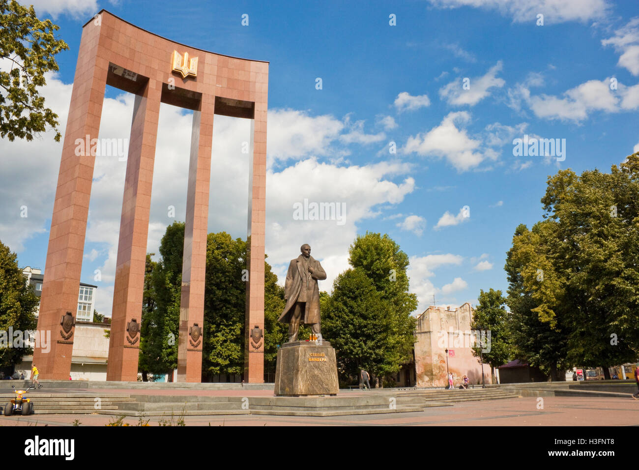 Stepan Bandera Statue
