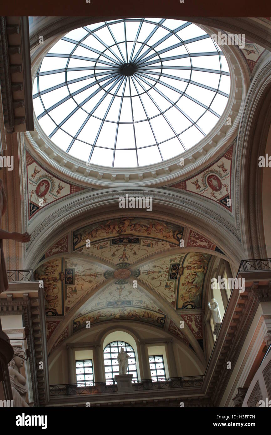 Dome window and statue at Caesars palace Las Vegas Stock Photo - Alamy
