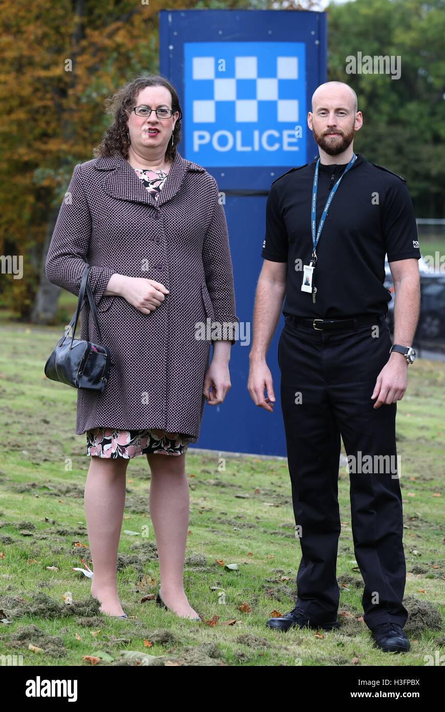 Embargoed to 0001 Sunday October 9 Victim Catherine Lauder at Police ...
