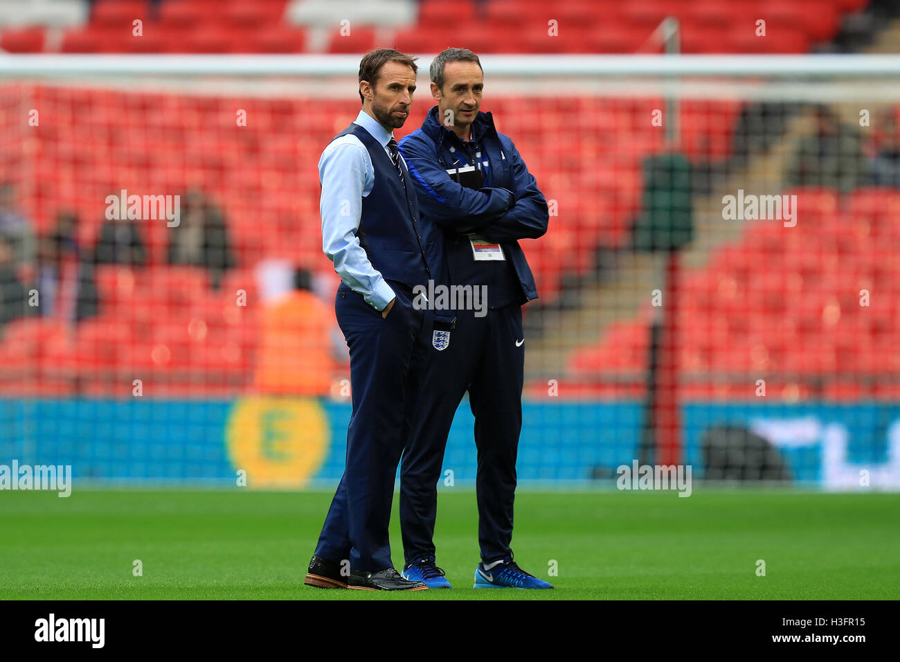 England caretaker manager Gareth Southgate and performance analyst Dave ...