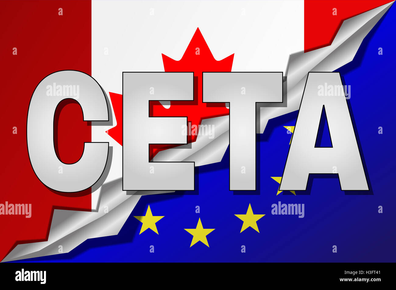 Canada european union hi-res stock photography and images - Alamy