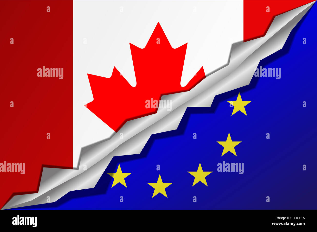 Canada european union hi-res stock photography and images - Alamy