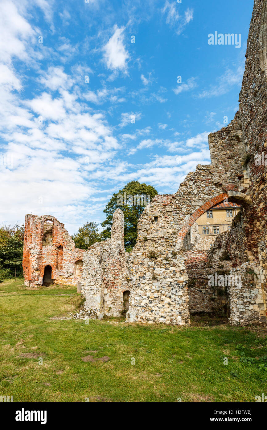 14th century ruins of Leiston Abbey, an abbey of Premonastratensian ...