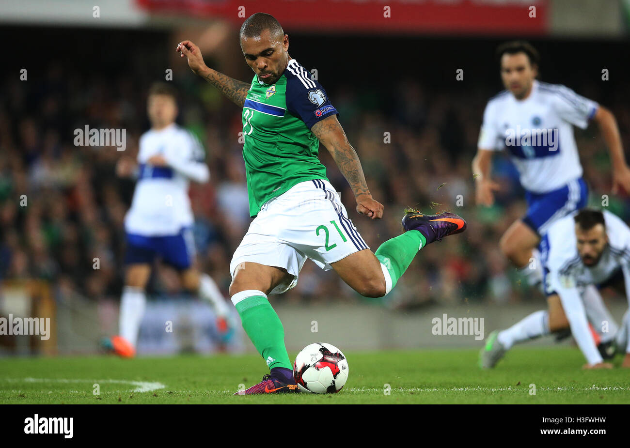 Northern Ireland's Josh Magennis during the 2018 FIFA World Cup ...