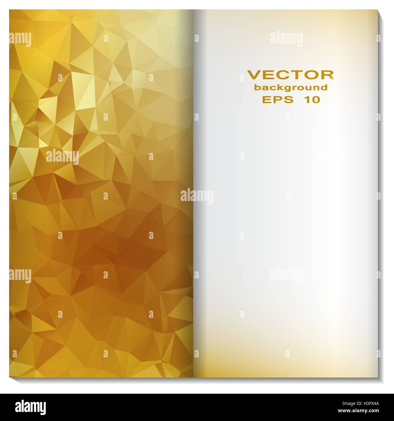 Gold crystal abstract pattern. Business Design Stock Vector Image & Art ...