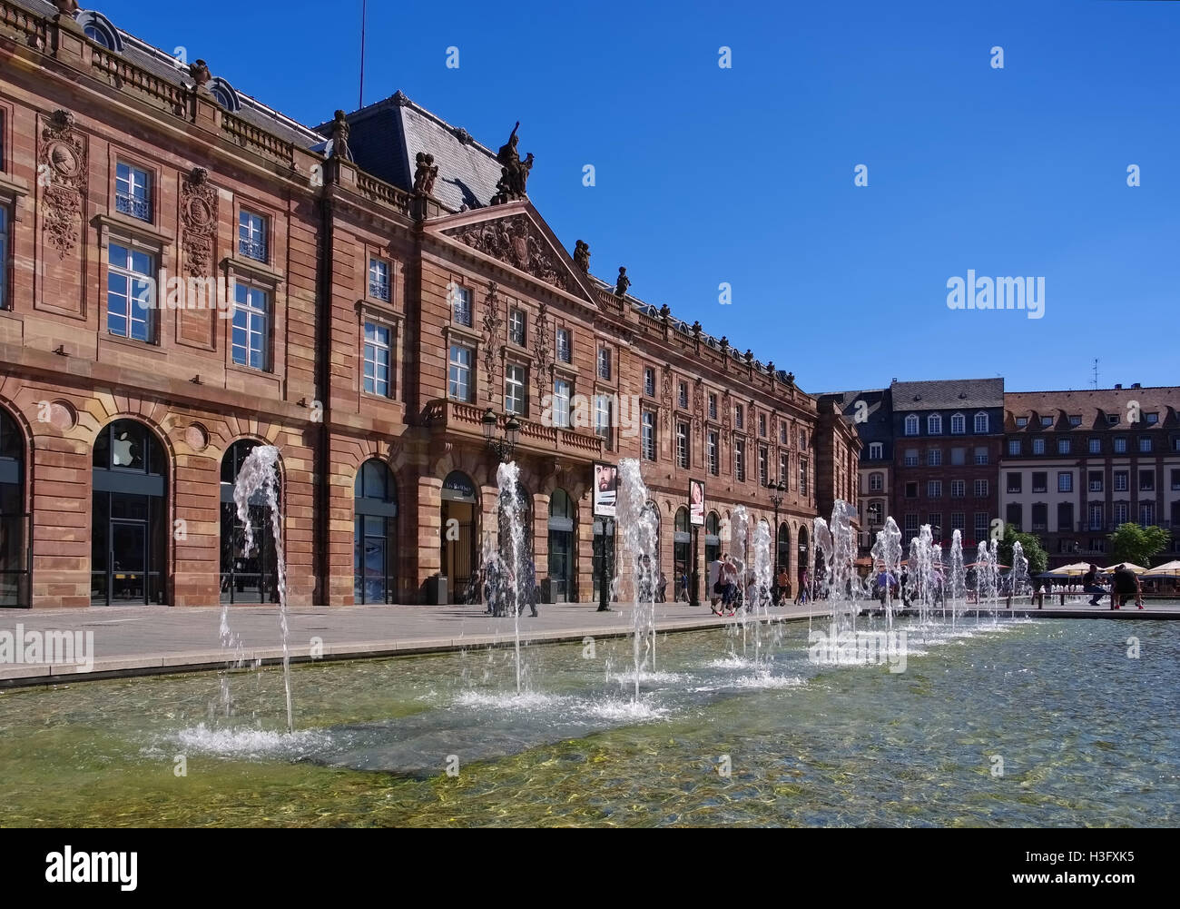 Strassburg Kleberplatz, Elsass in Frankreich - Kleber Square in ...