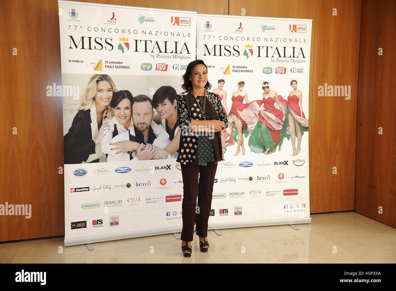 Patrizia Mirigliani attending the launch of the 77th Miss Italia beauty ...