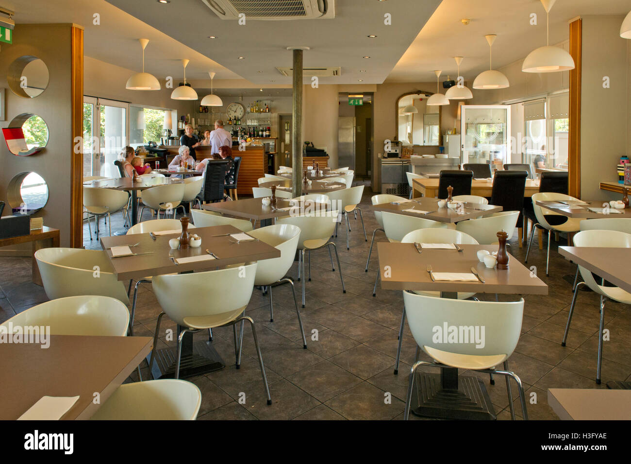 The Lockside, cafe/restaurant, Cumberland Basin, Bristol, UK Stock ...