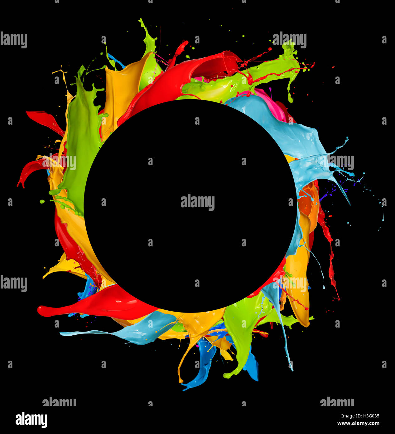 Color the circle hi-res stock photography and images - Alamy