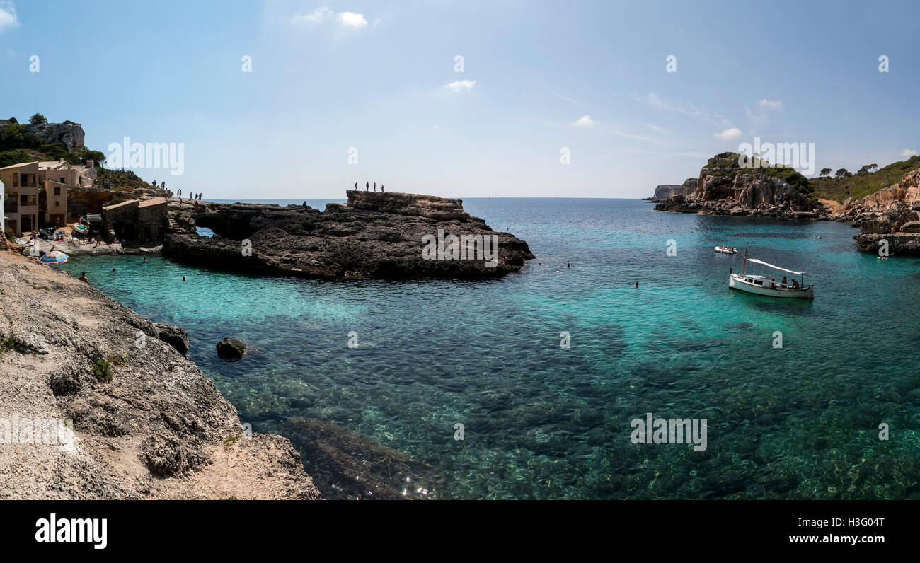 Panoramic views of the cove, Palma de Mallorca Stock Photo - Alamy