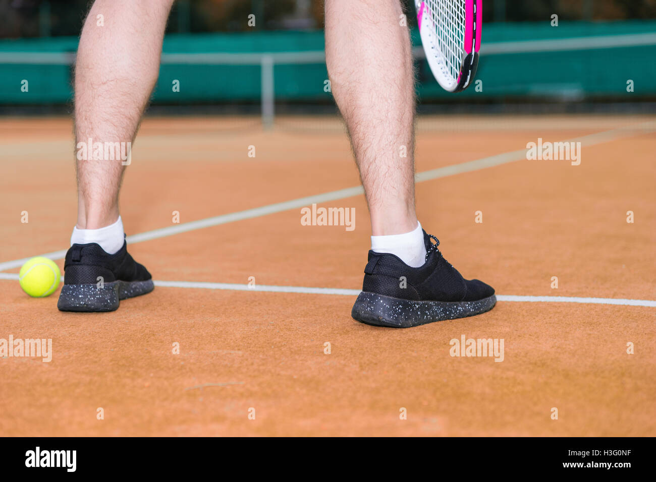 Tennis players legs hi-res stock photography and images - Alamy