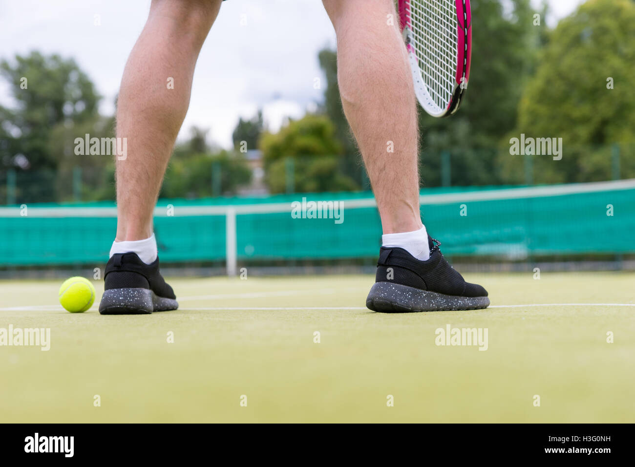 Tennis players legs hi-res stock photography and images - Alamy