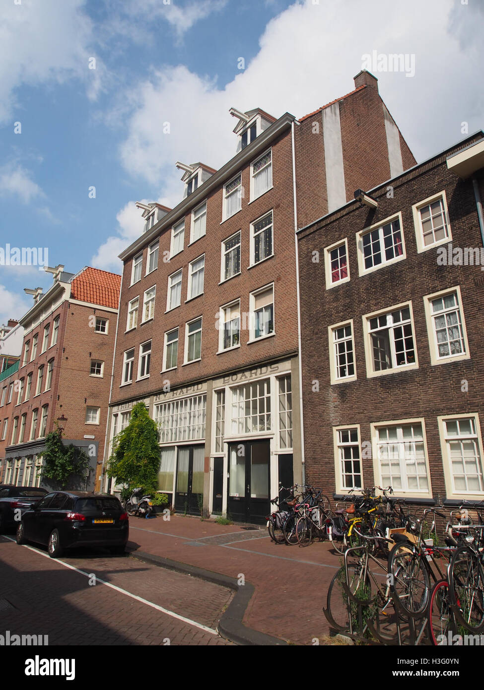 Willemsstraat, NV Rapic Triplex Boards Stock Photo - Alamy