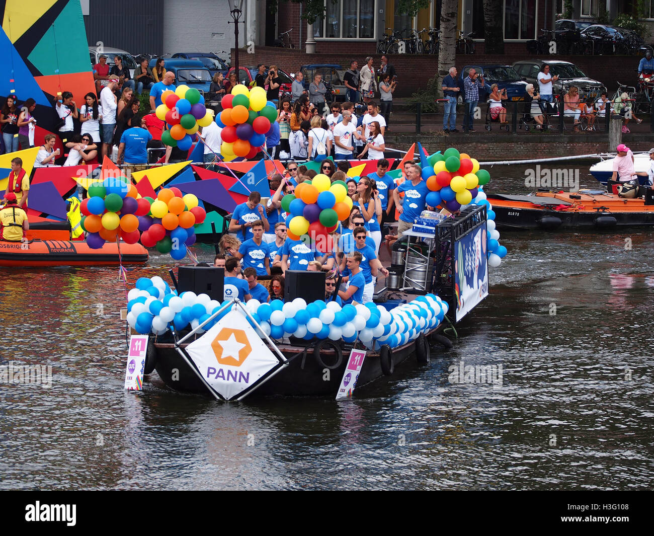 The Pride Canal Parade 2016 in Amsterdam was a significant LGBTQ+ event ...