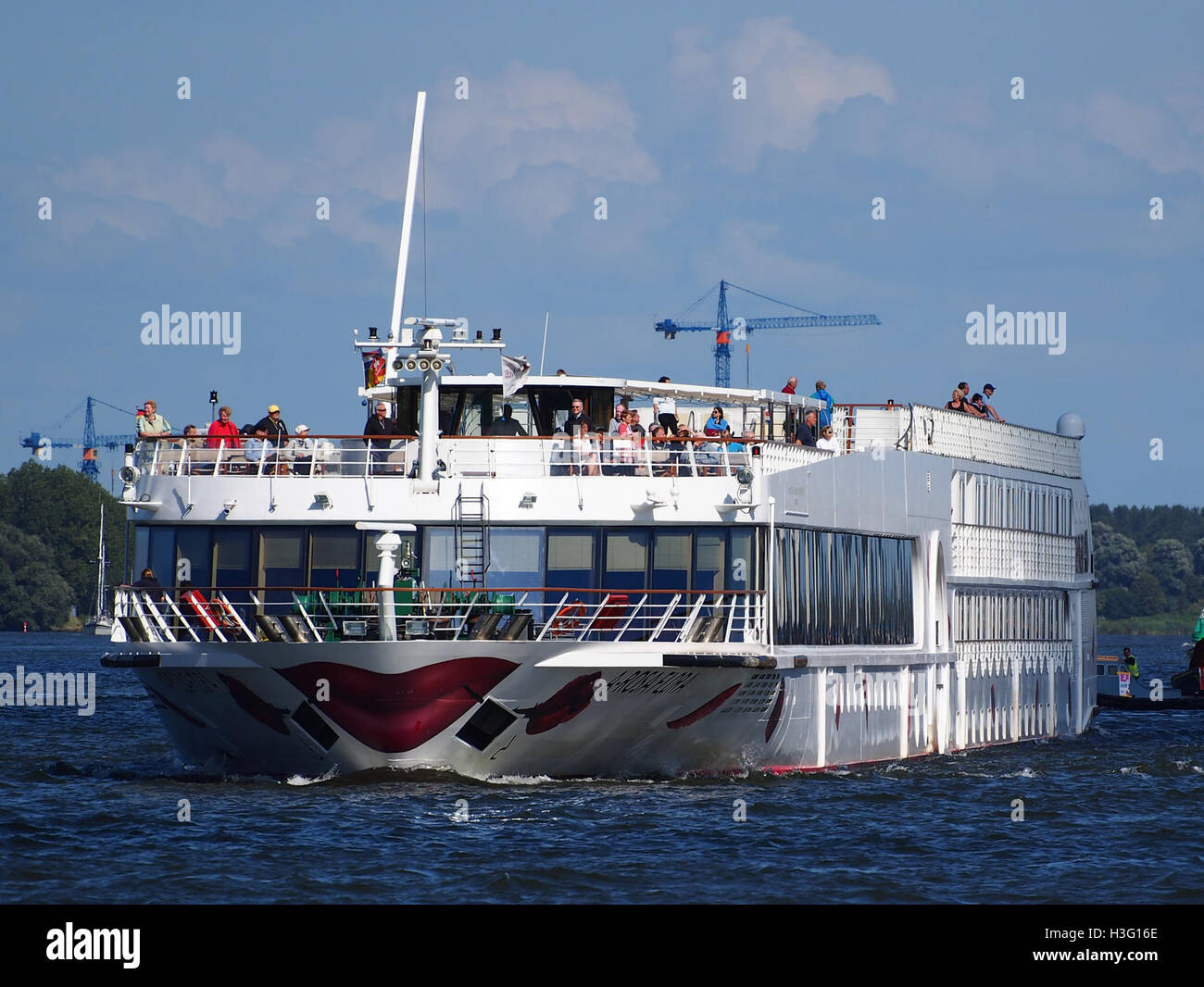 A-Rosa Flora is a river cruise ship, known for its elegance and modern ...