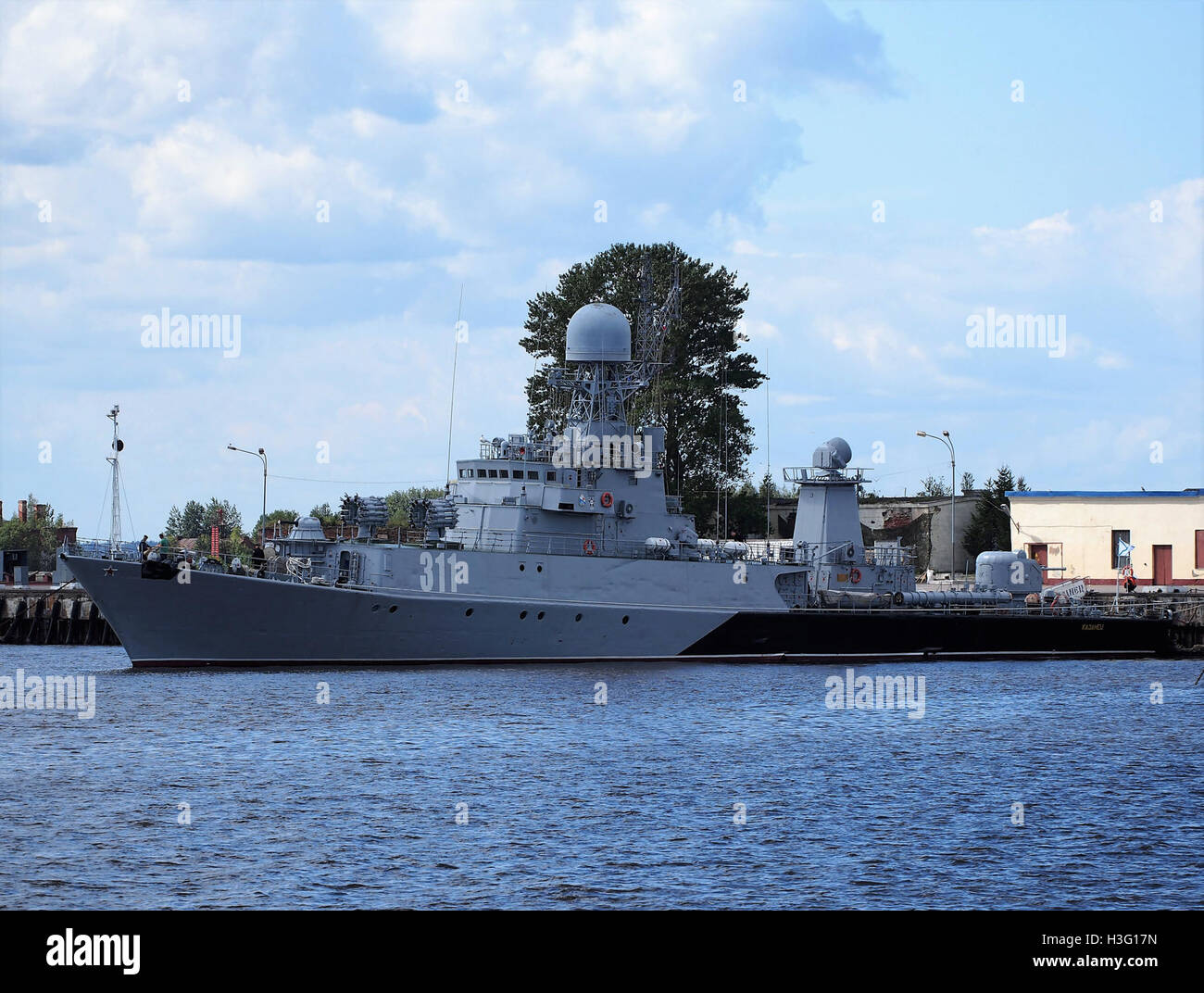 This image captures *Russian warship 311*, a formidable vessel that ...