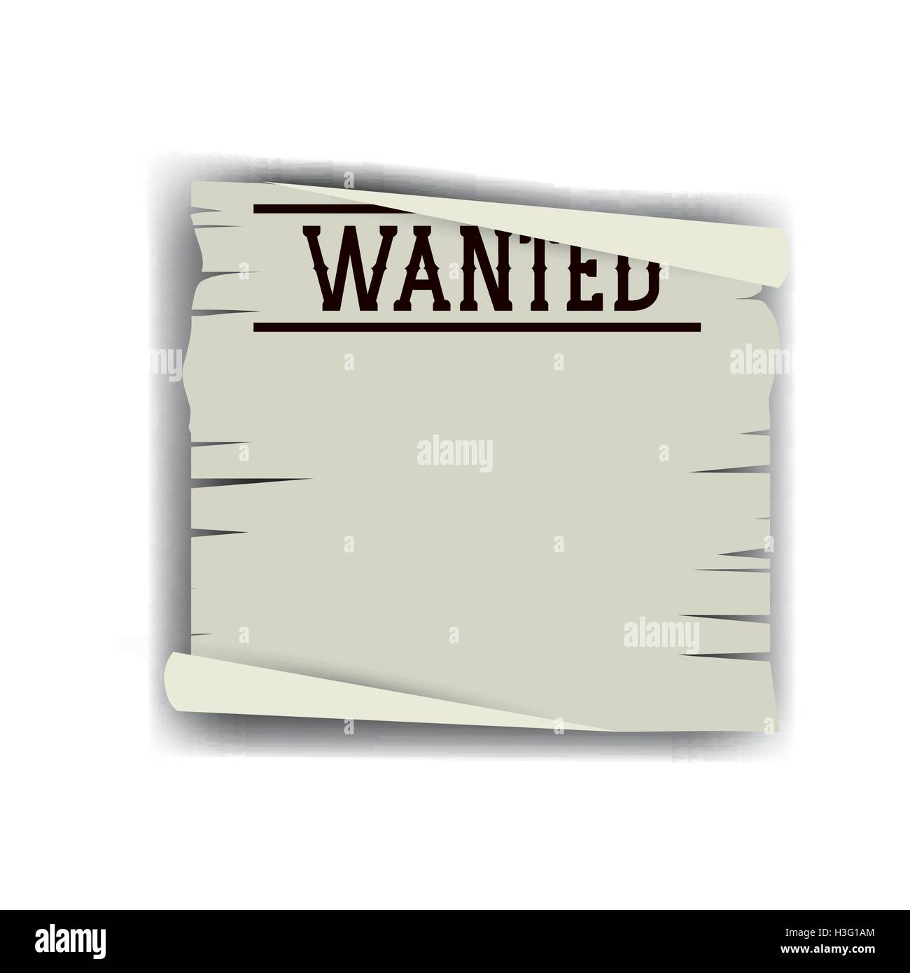 Retro and vintage wanted poster design Stock Vector Image & Art - Alamy