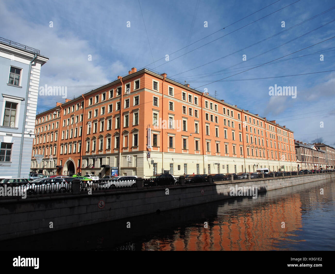 The Griboyedov Canal Embankment in Saint Petersburg, Russia, is an ...