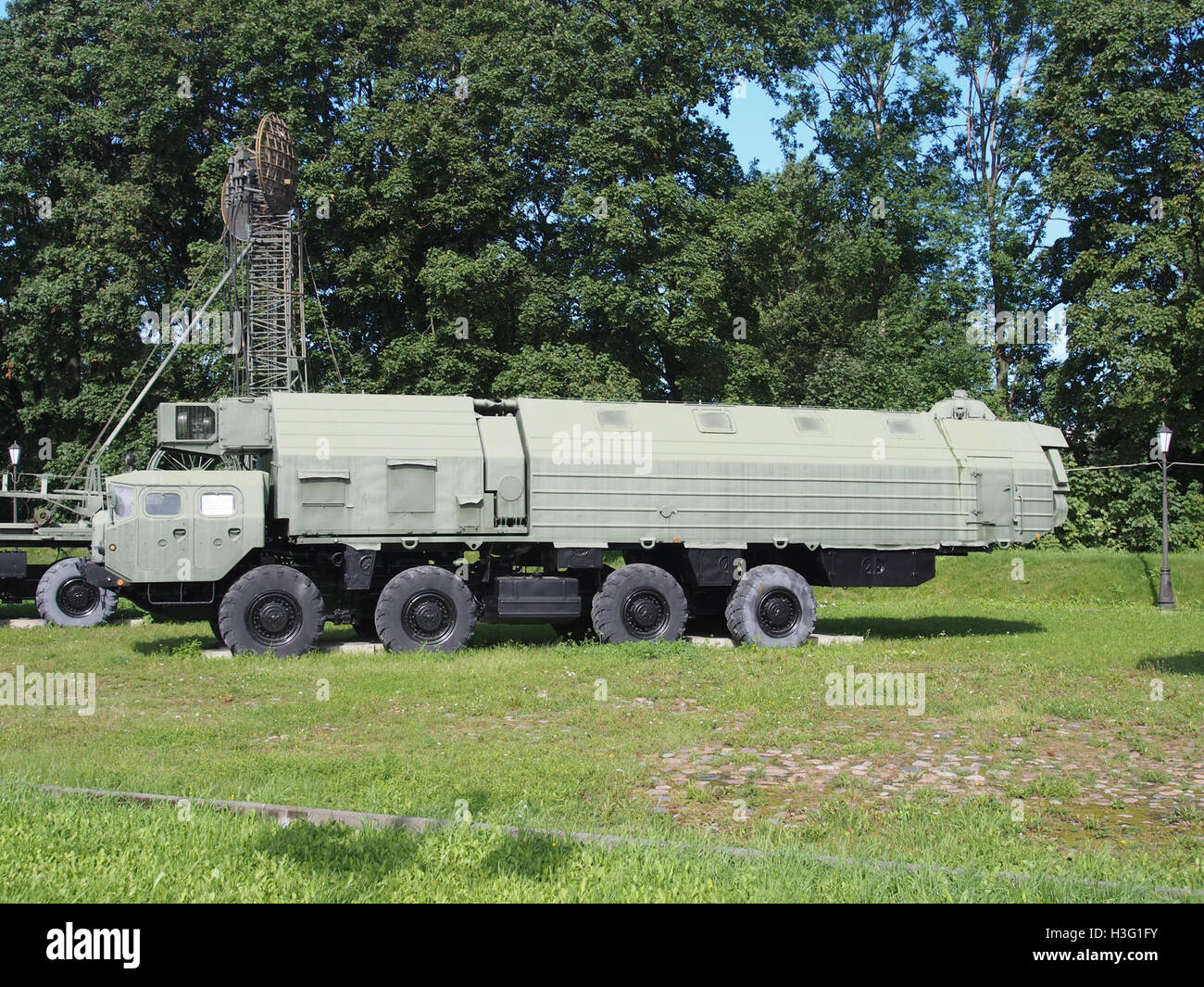 This image showcases the Topol missile system at the Artillery Museum ...