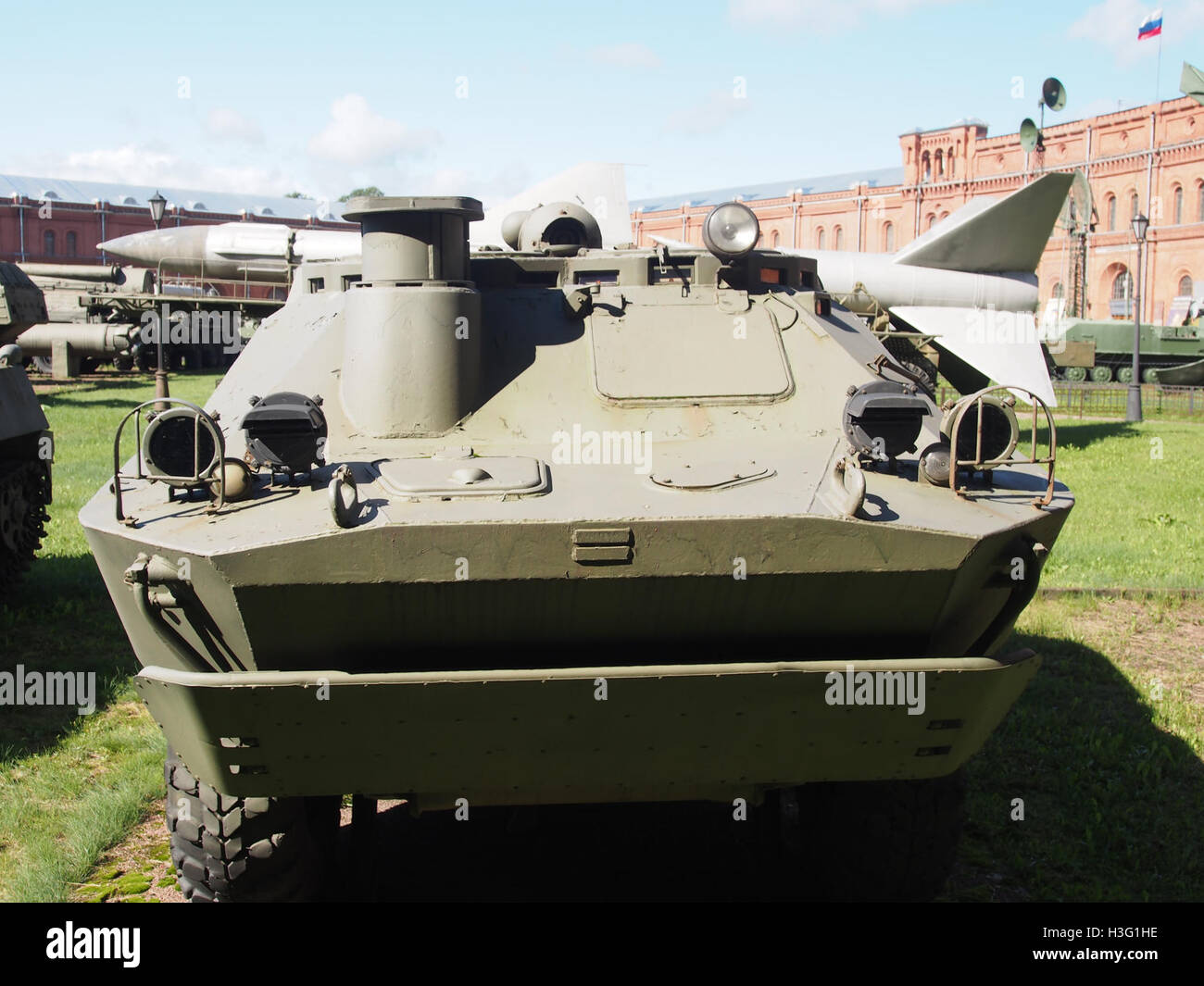 The 9P137 combat vehicle equipped with the 9M17P Phleyta ATGM system is ...