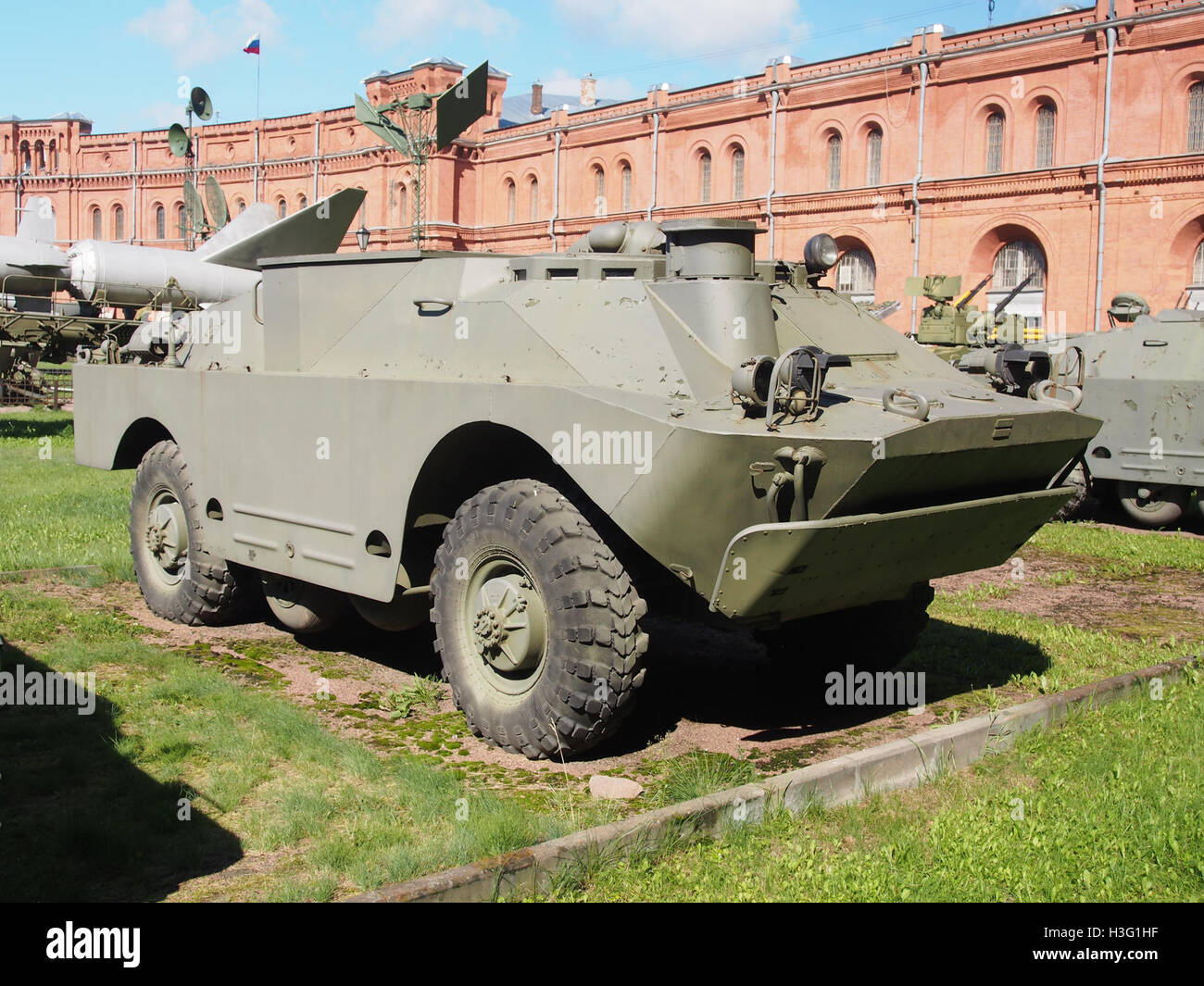 The 9P137 combat vehicle, armed with the 9M17P Phleyta Anti-Tank Guided ...