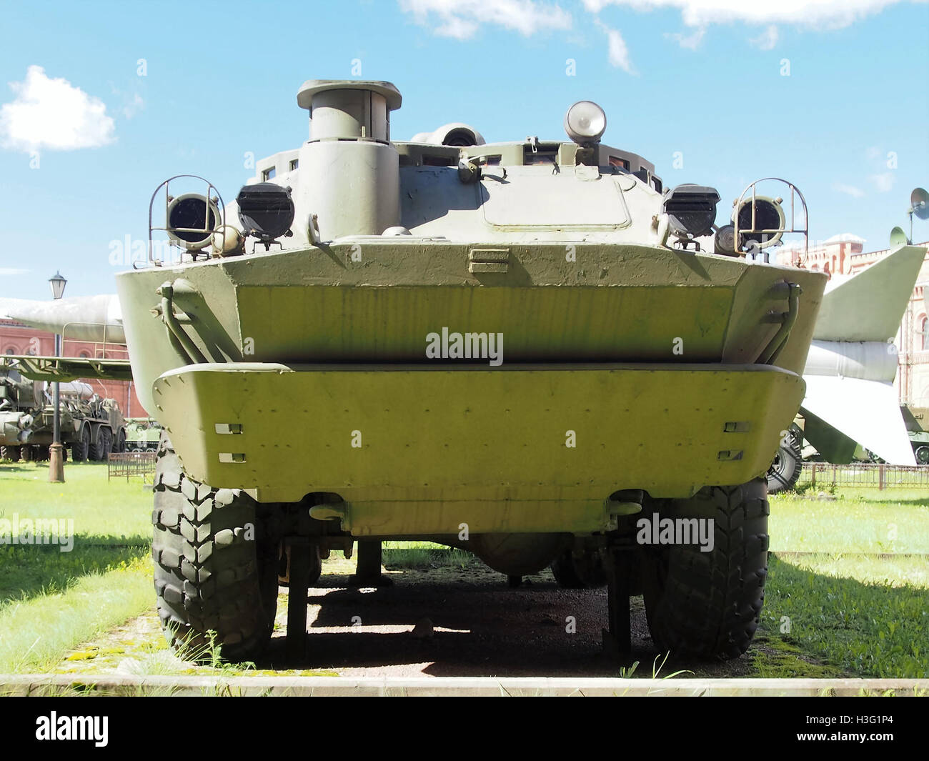 The 9P137 combat vehicle, equipped with the 9M17P Phleyta ATGM system ...