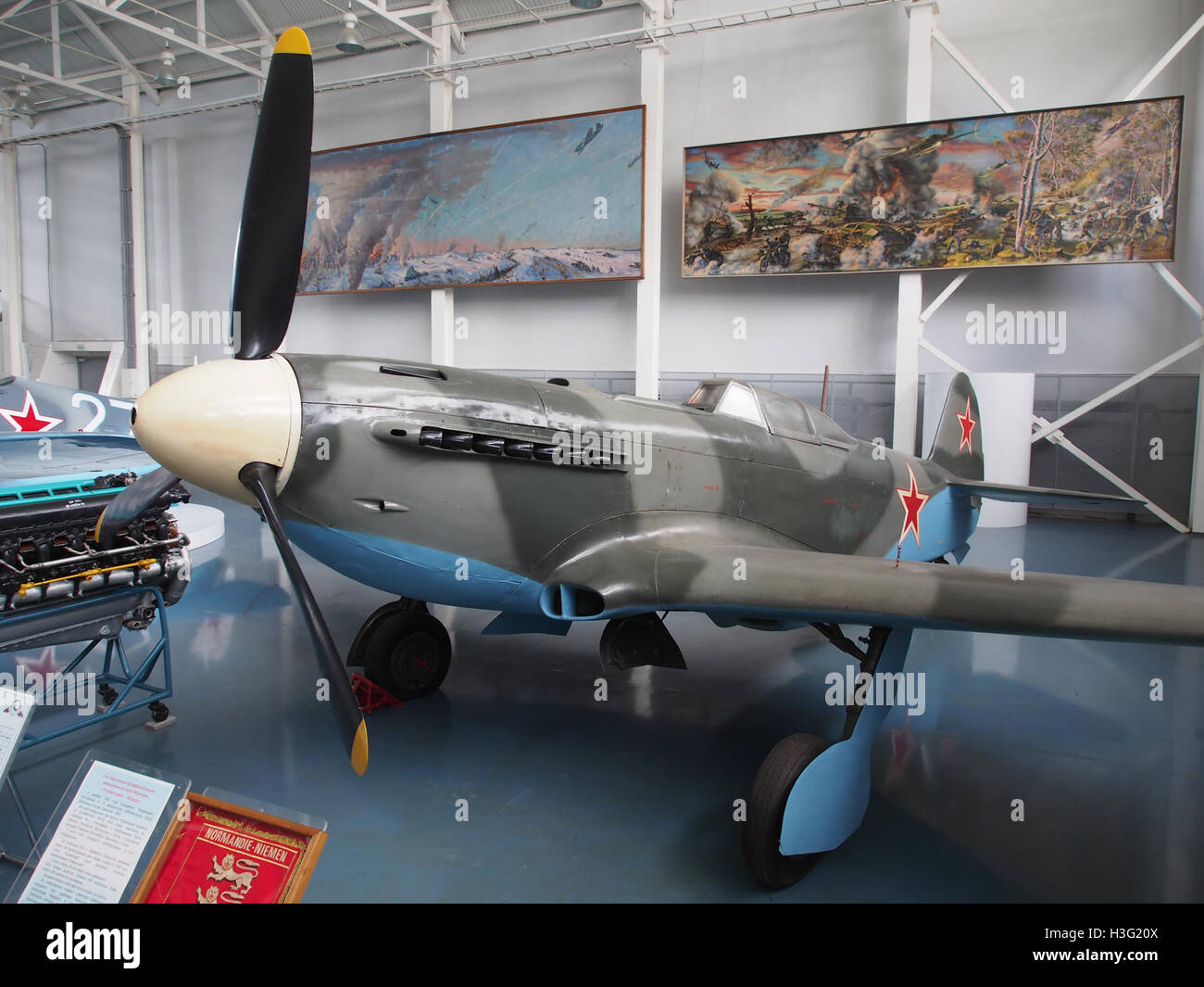 The Yakovlev Yak-9U, a Soviet World War II fighter aircraft, is ...