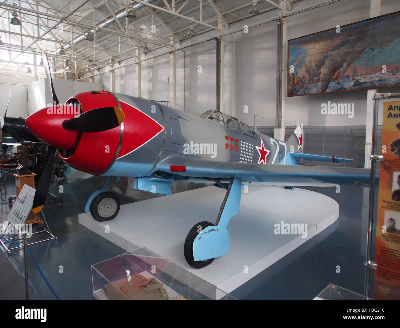 This image showcases the Lavochkin LA-7, a Soviet World War II fighter ...