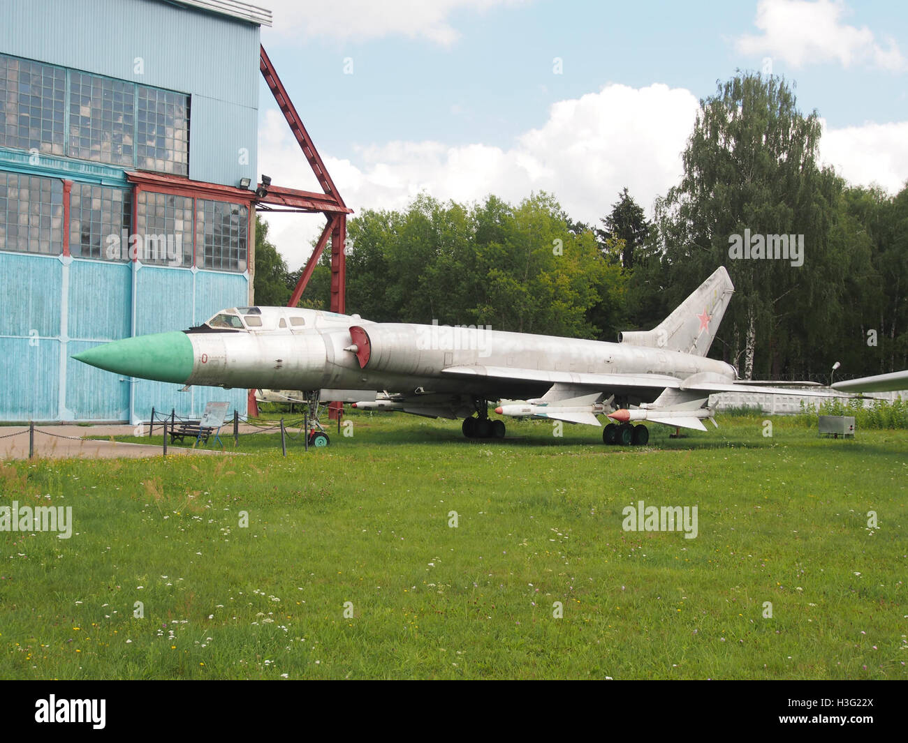 The Tupolev Tu-128 is a Soviet interceptor aircraft on display at the ...