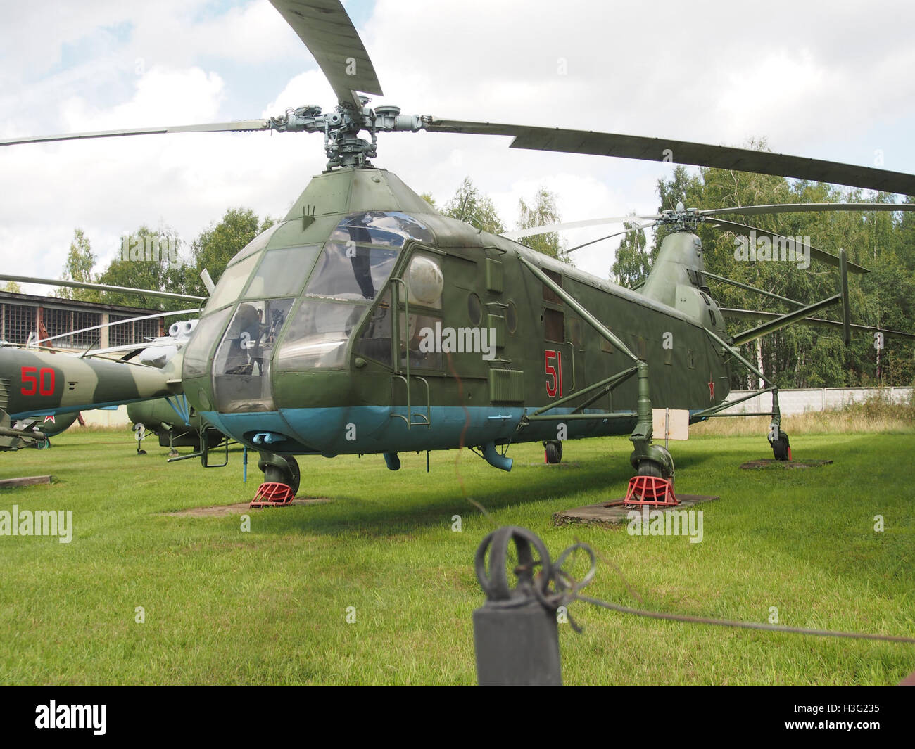 Yakovlev Yak-24 at Central Air Force museum pic 2 Stock Photo - Alamy
