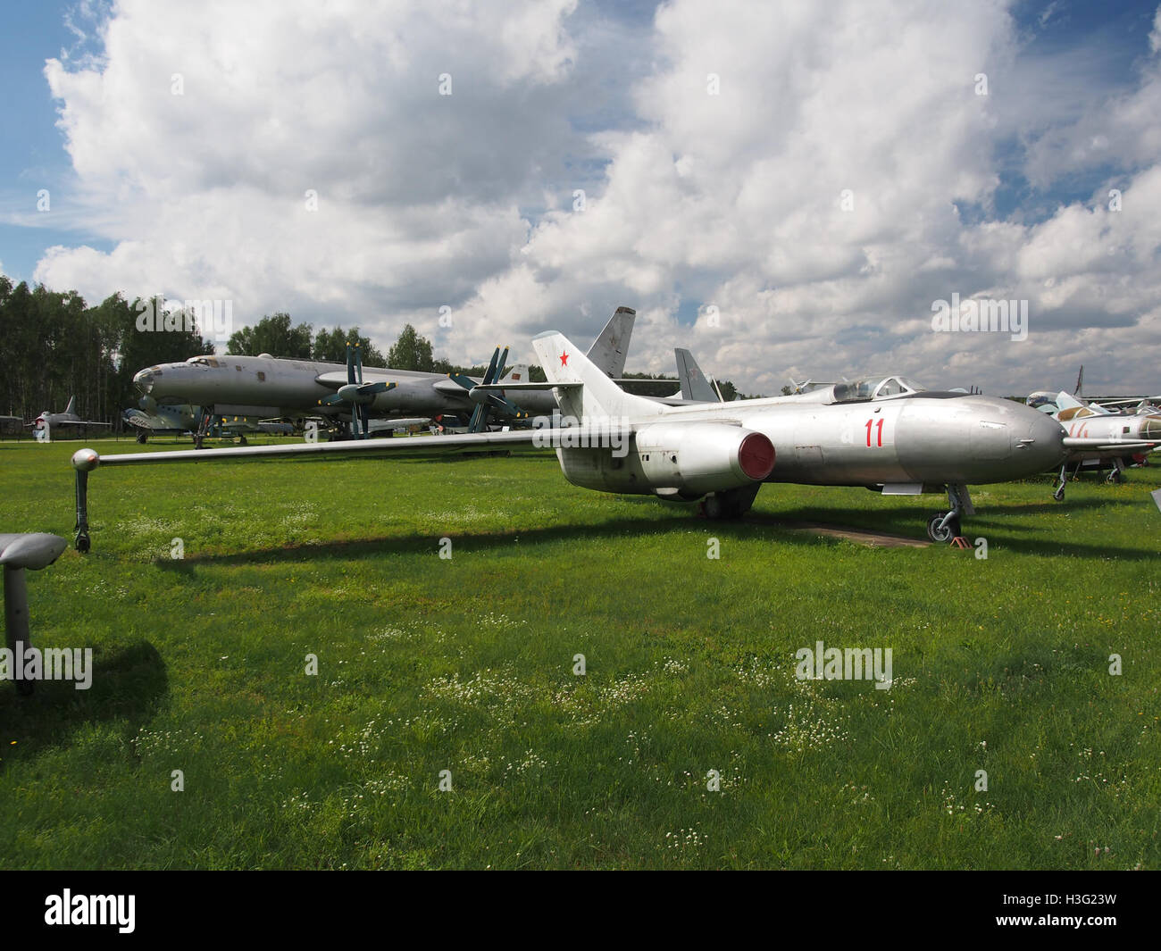The Yak-25 is a Soviet interceptor aircraft featured at the Central Air ...