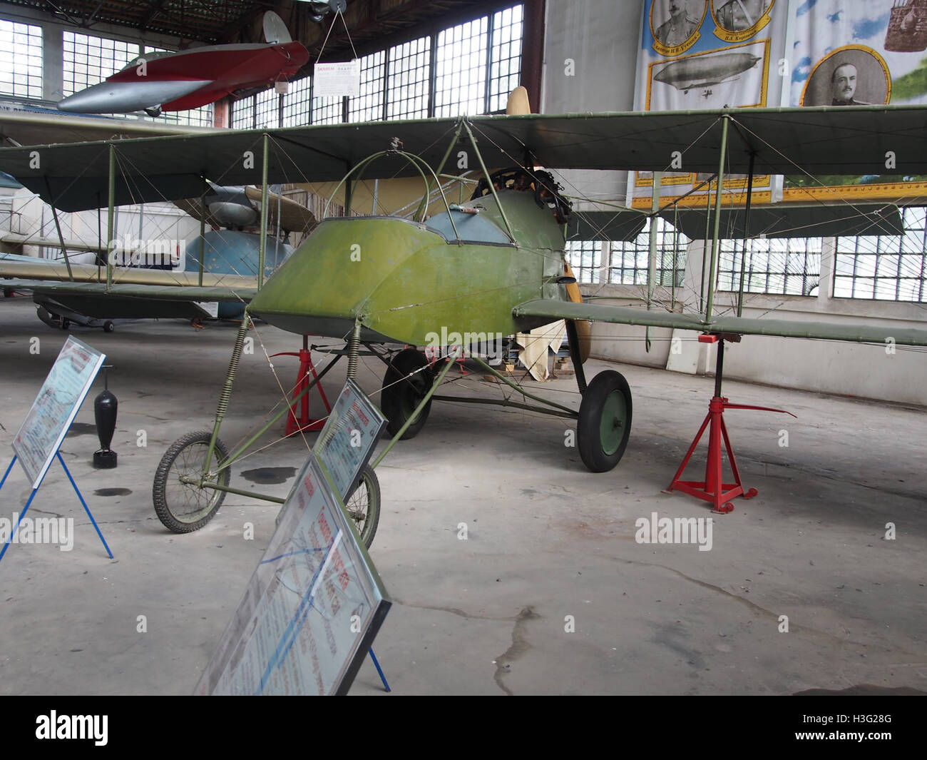 Voisin III at Central Air Force Museum Monino pic3 Stock Photo - Alamy