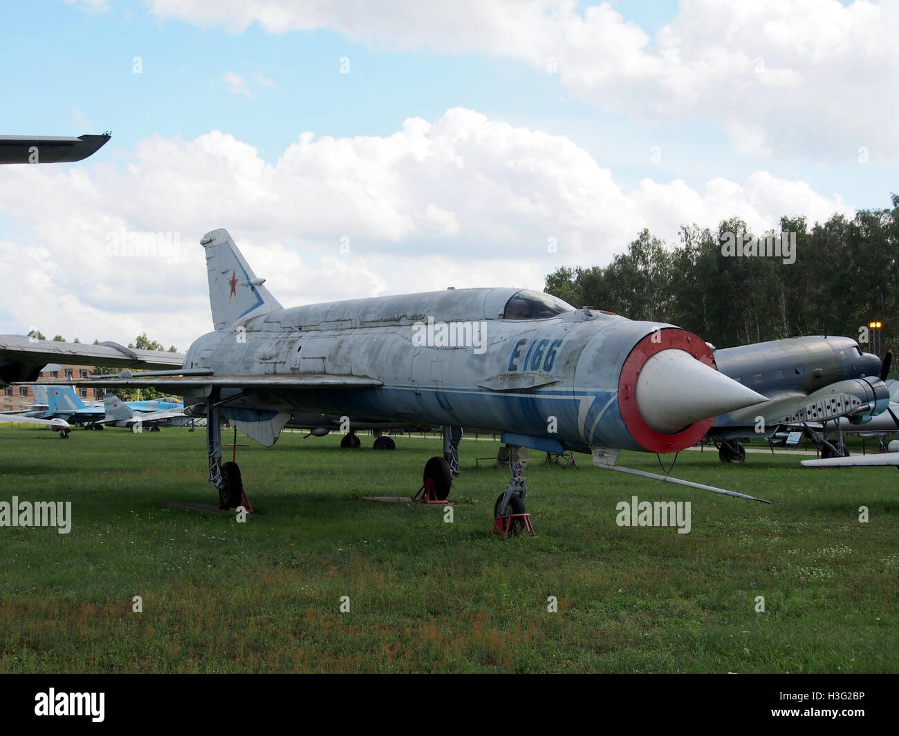 The MiG Ye-152M (E166) is a Soviet experimental aircraft displayed at ...