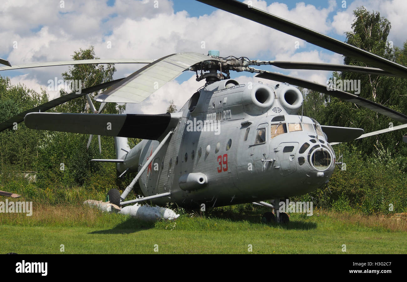 Mil Mi-6VzPU Hook-D, a Soviet-designed heavy-lift helicopter, in ...