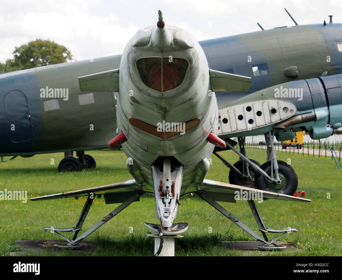 The Tu-141 (05), a Soviet reconnaissance drone, displayed at the ...