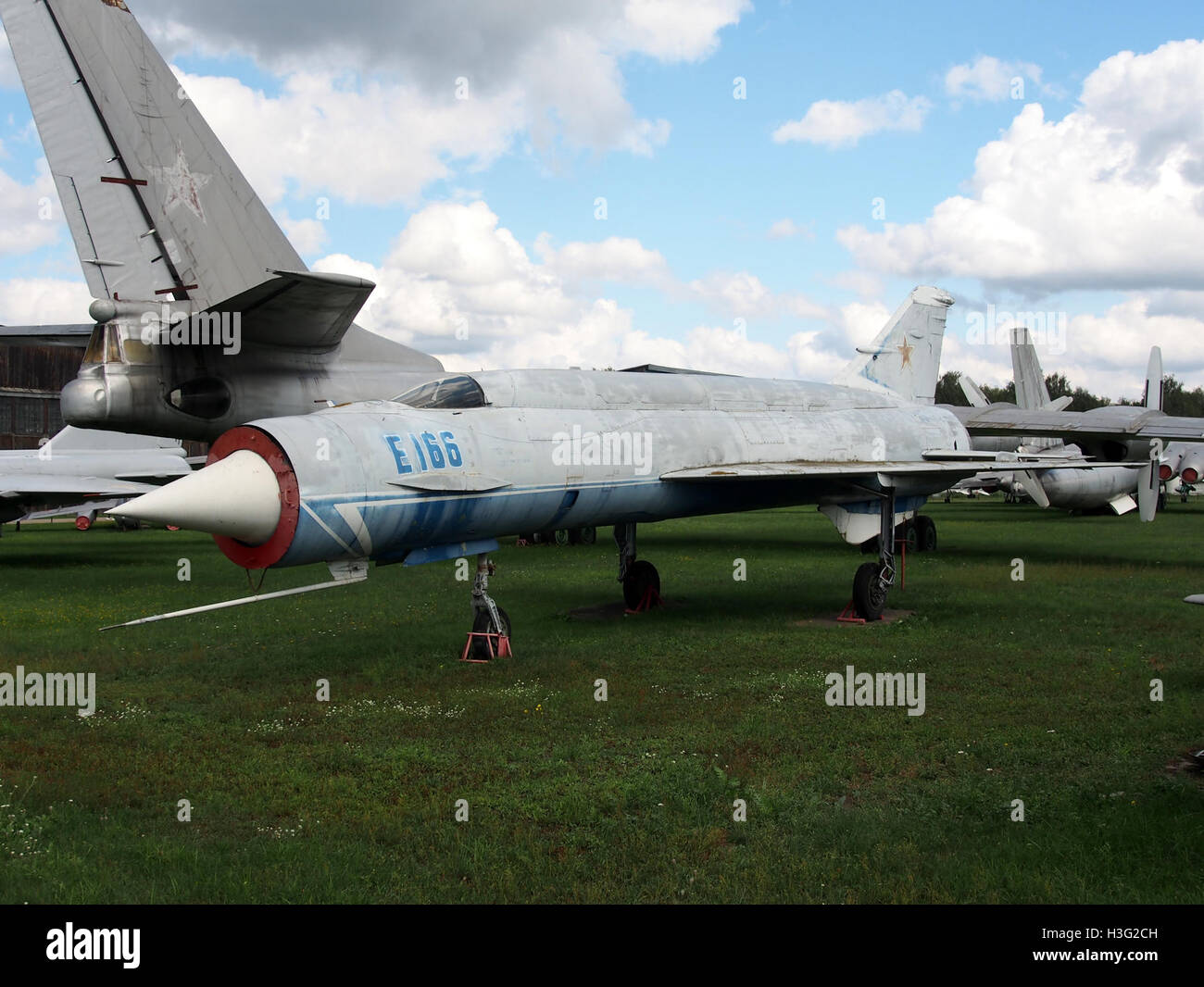 The MiG Ye-152M (E166) is a Soviet-era experimental aircraft displayed ...