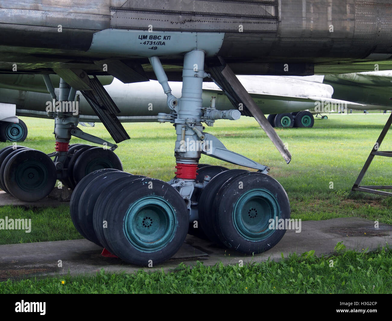 The Sukhoi T-4 (101) is a Soviet-era supersonic bomber, on display at ...
