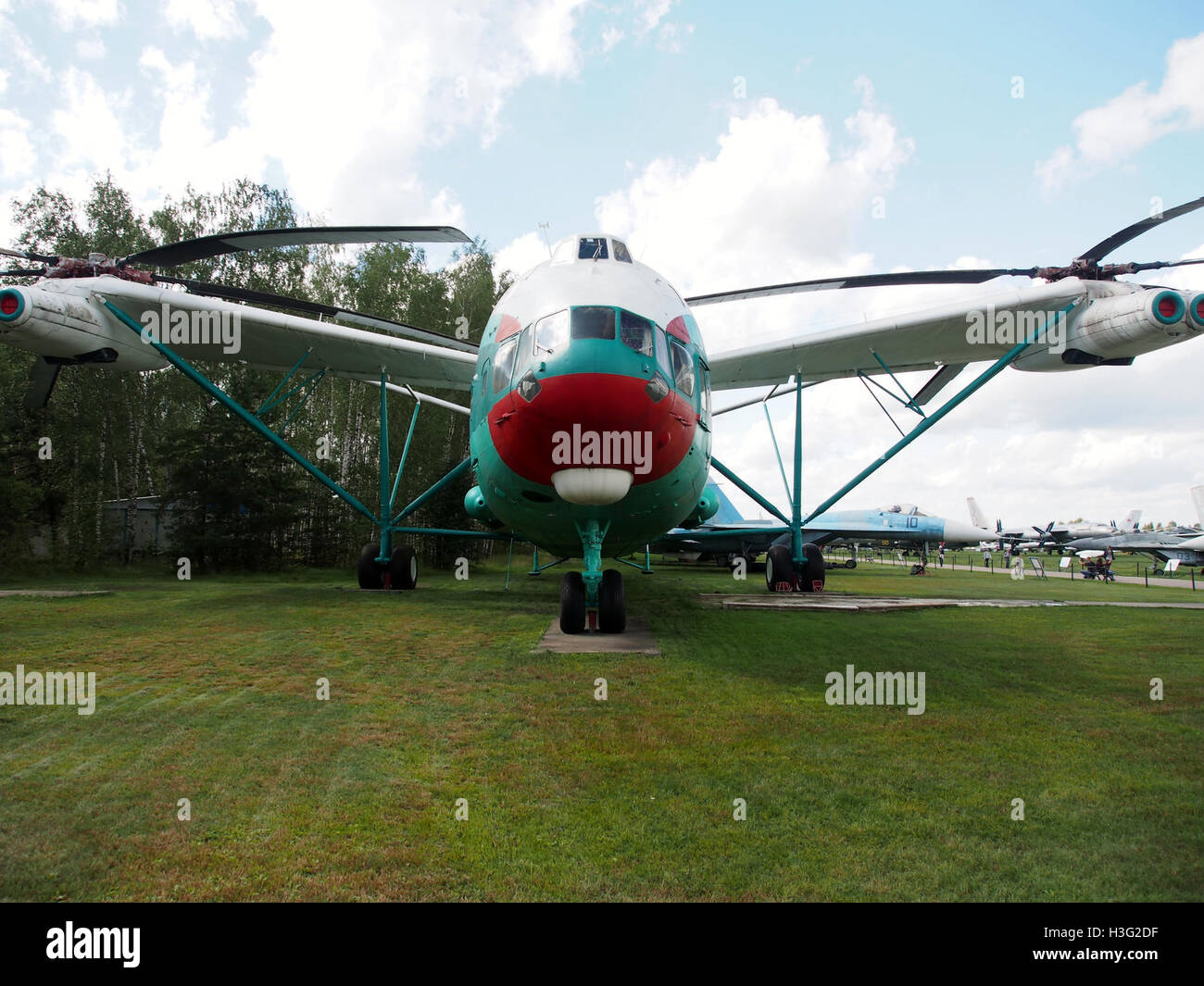 The Mil V-12, an iconic Soviet helicopter with registration CCCP-21142 ...