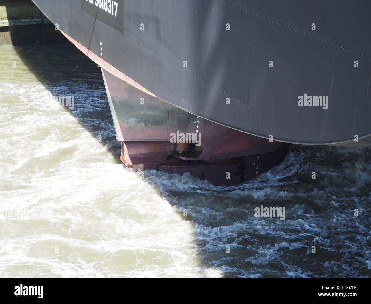 The MSC Athos (IMO 9618317), a container ship built in 2013, is seen in ...