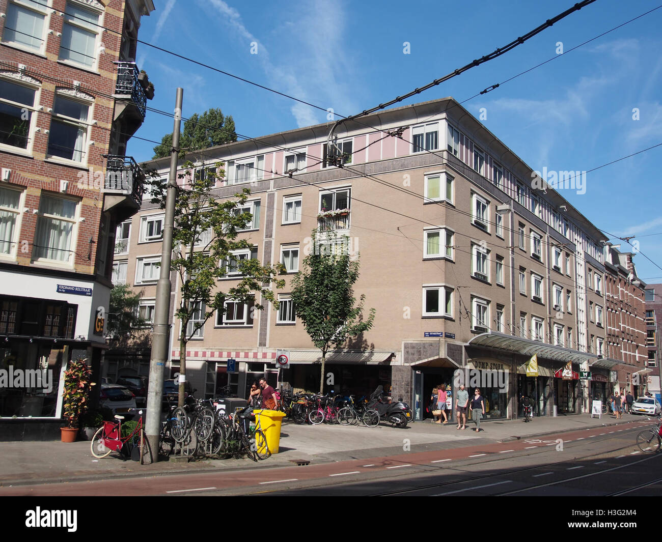 A photograph capturing the intersection of Van Ostedestraat and ...