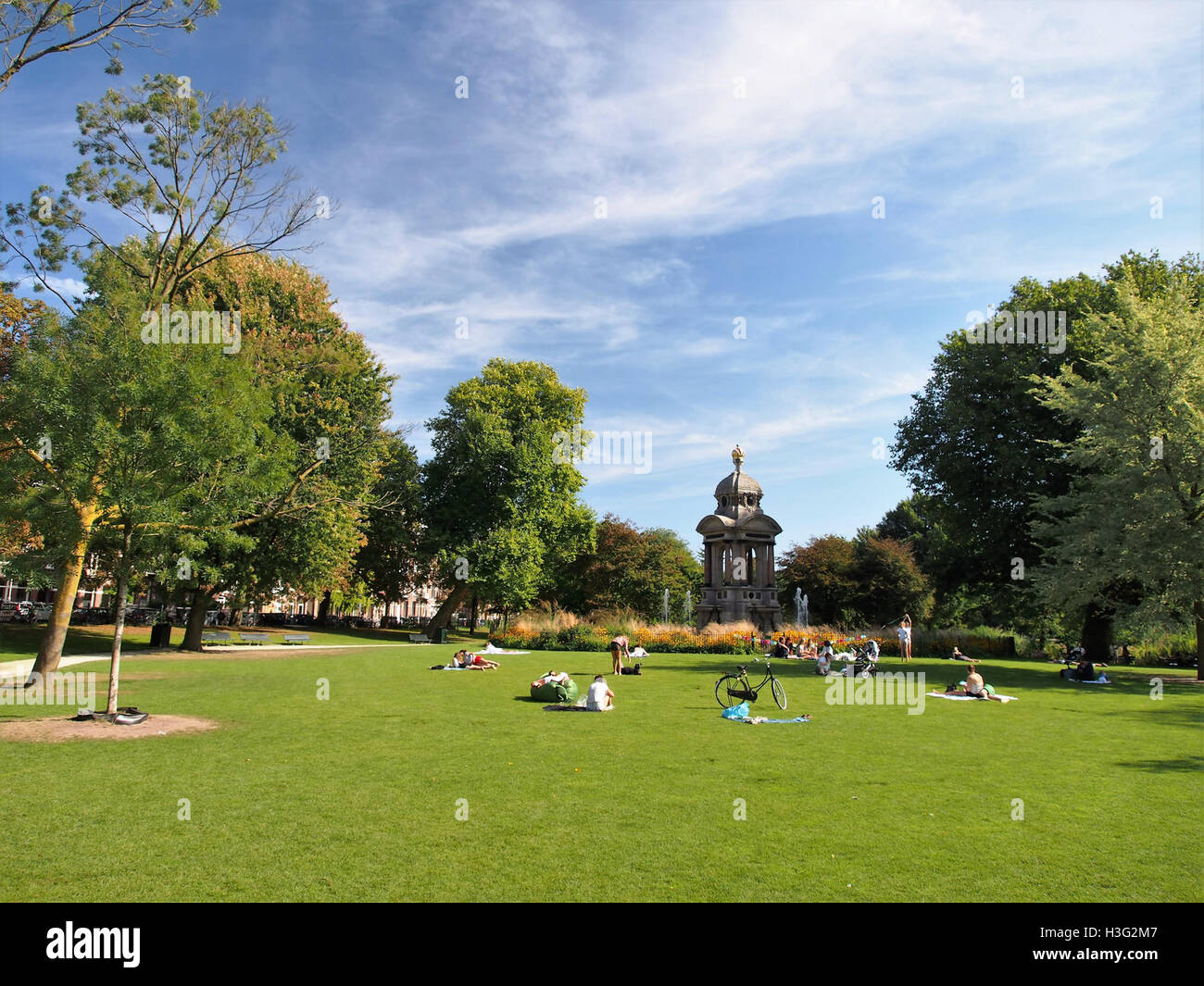 Sarphatipark is a well-known park in Amsterdam, offering lush greenery ...