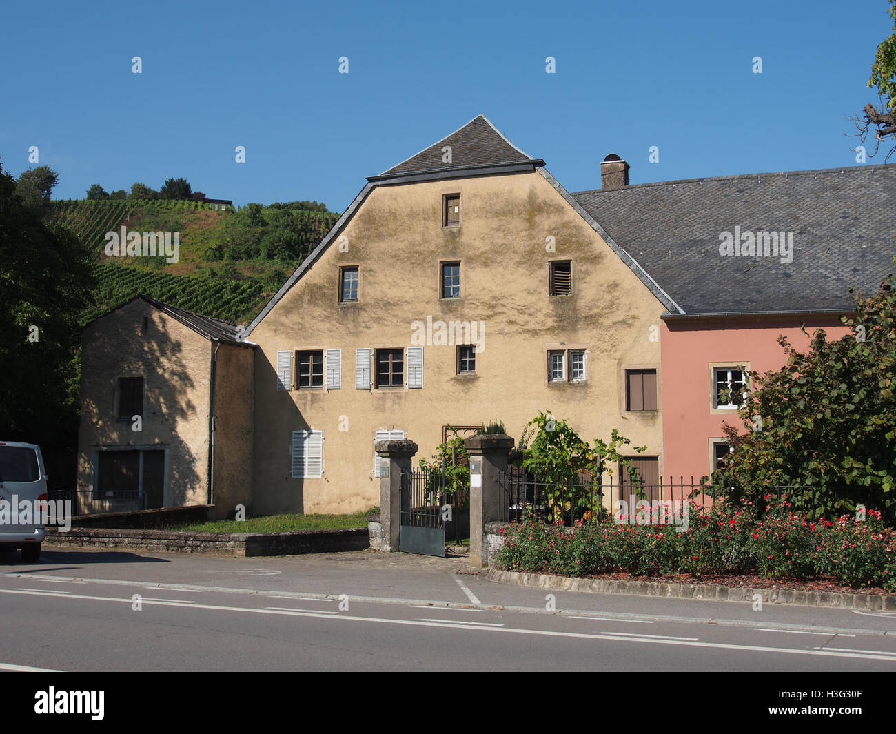 Route du Vin, Ehnen pic2 Stock Photo - Alamy