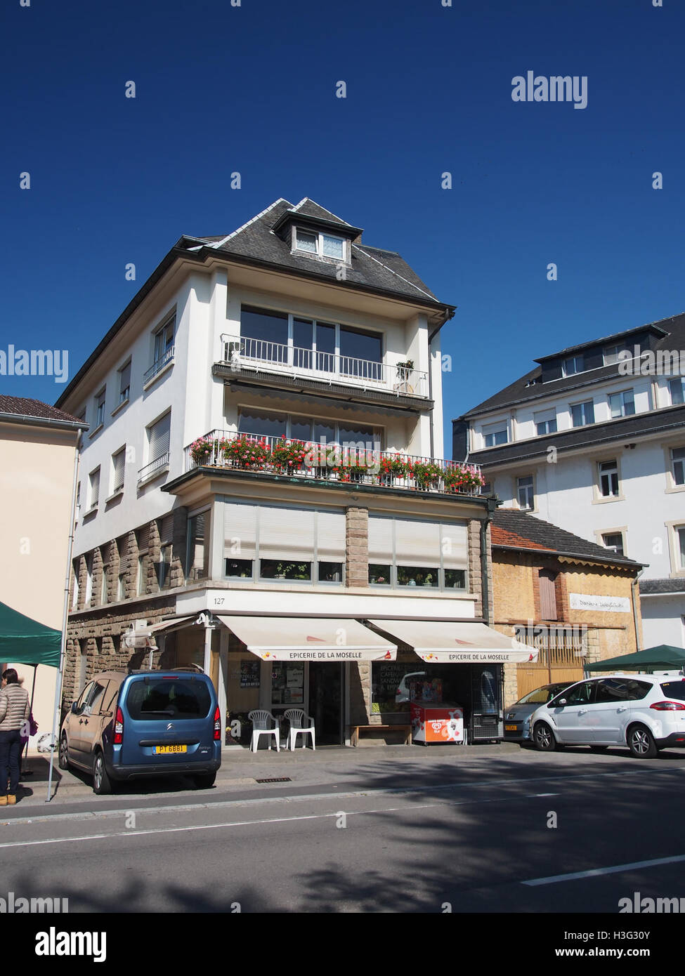 The 'Route du Vin' in Ehnen is a scenic wine route that runs through ...