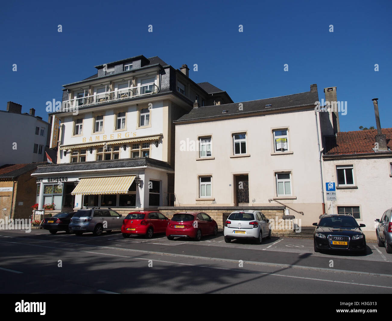 This image captures the scenic beauty of the Route du Vin in Ehnen, a ...