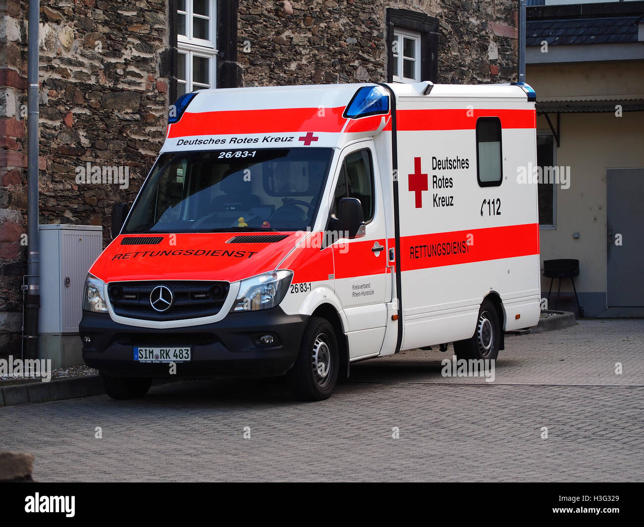 Emergency services german ambulance hi-res stock photography and images ...