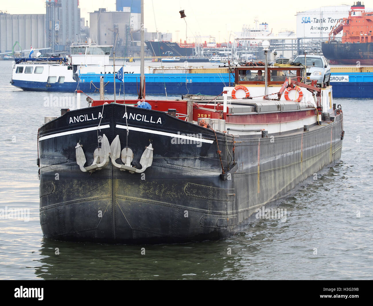 The ship Ancilla, built in 1959, is a notable vessel seen in the Port ...