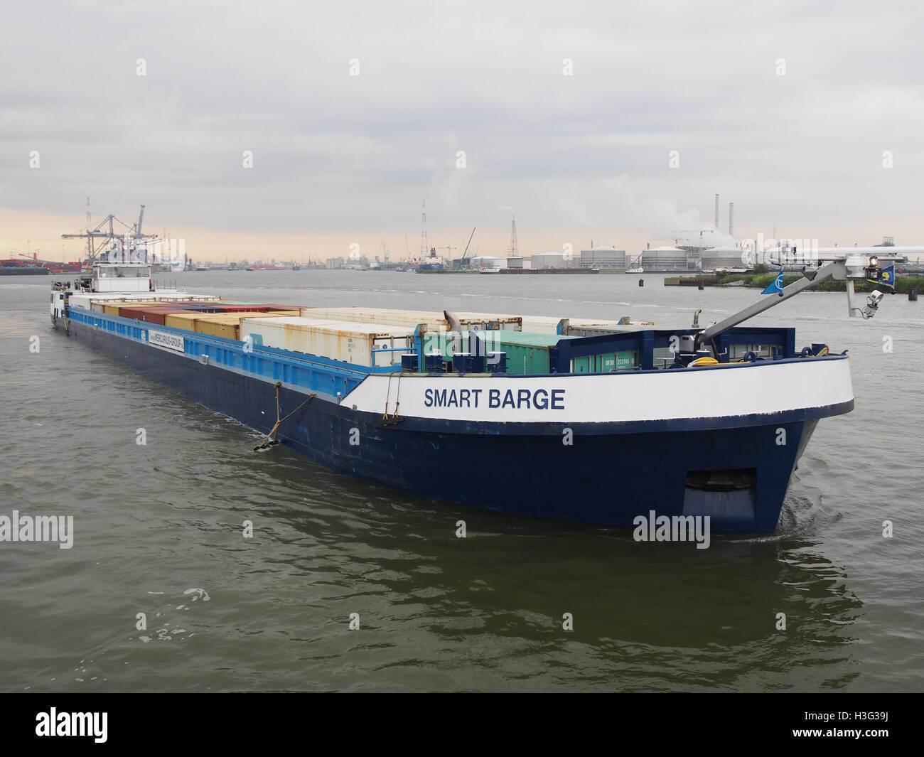 The Smart Barge, built in 2008, is a modern vessel registered under ENI ...