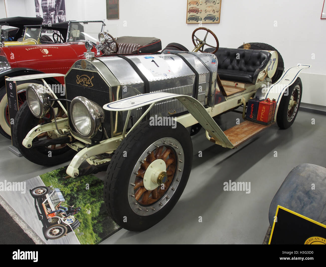 The 1914 Simplex La France 6-cylinder car is an early 20th-century ...
