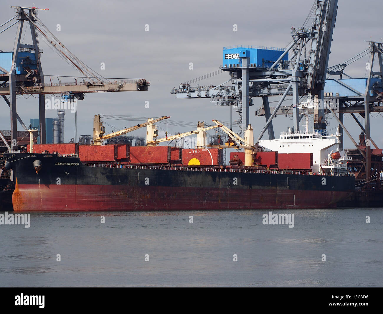 The Genco Warrior, a bulk carrier ship launched in 2005, is captured in ...